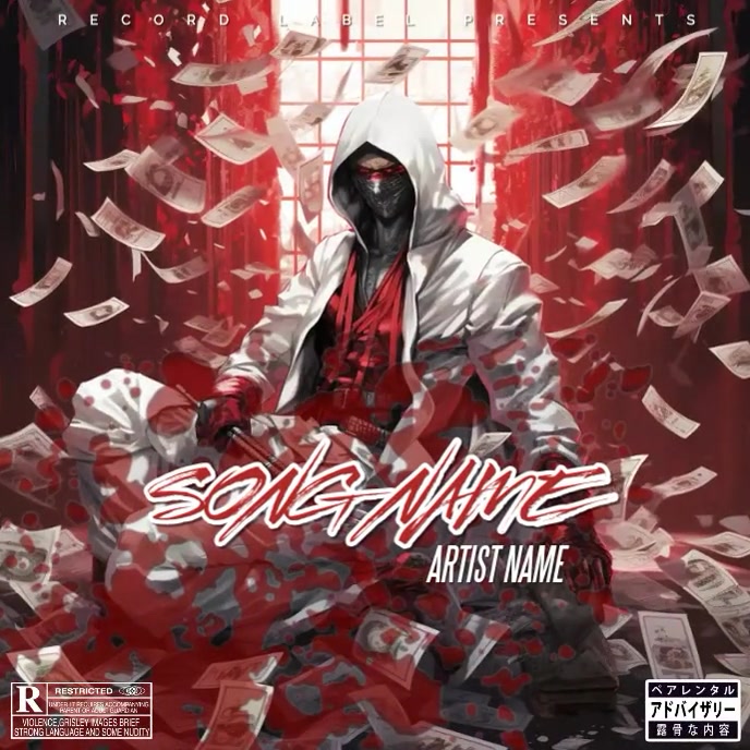 NINJA 2 ALBUM MIXTAPE SONG COVER ART TEMPLATE | PosterMyWall