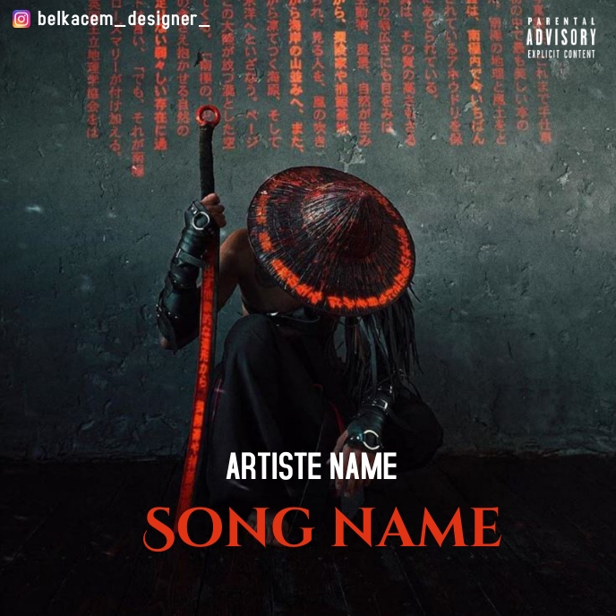 ninja cover art Template | PosterMyWall