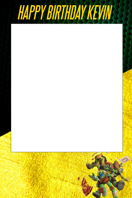 Copy of Ninja Turtle Frame Prop | PosterMyWall