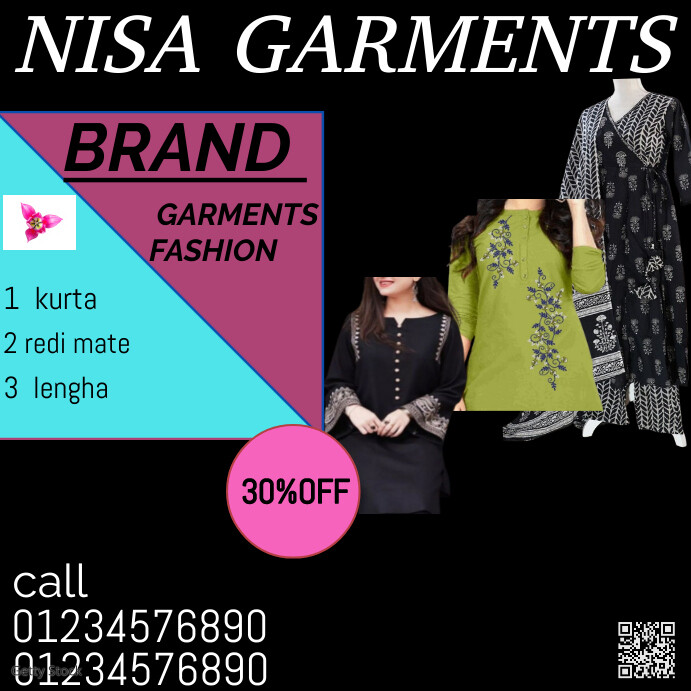 nisa garments Template | PosterMyWall