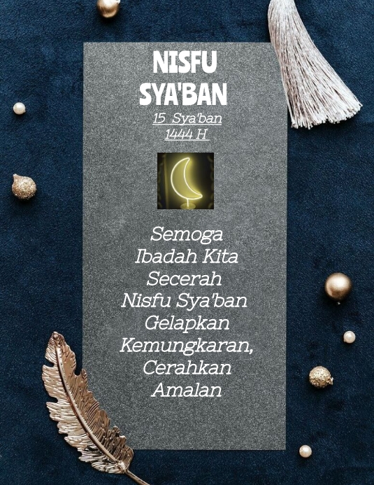 Nisfu Sya'Ban Template | PosterMyWall