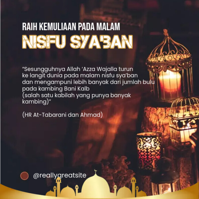 NISFU SYA'BAN INSTAGRAM POST Templat | PosterMyWall