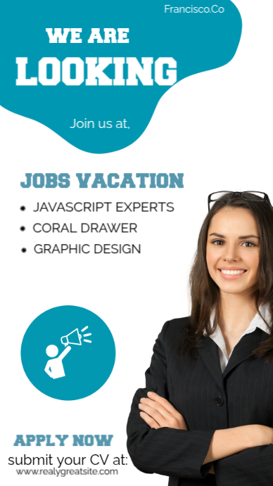 No 1 posters design flyers new jobs at door step Template | PosterMyWall