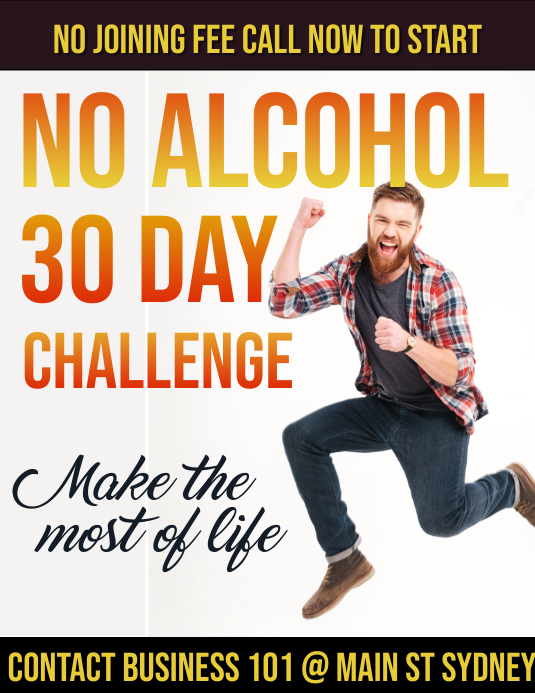 no alcohol Template | PosterMyWall