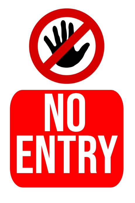 no entry sign Template | PosterMyWall