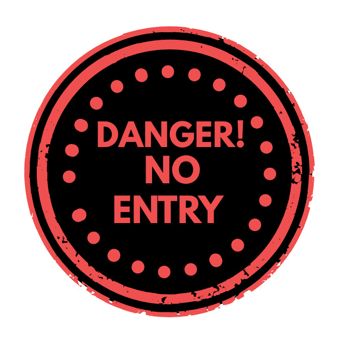 Modèle No entry sign | PosterMyWall