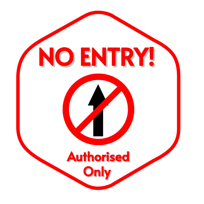 No entry sign Template | PosterMyWall