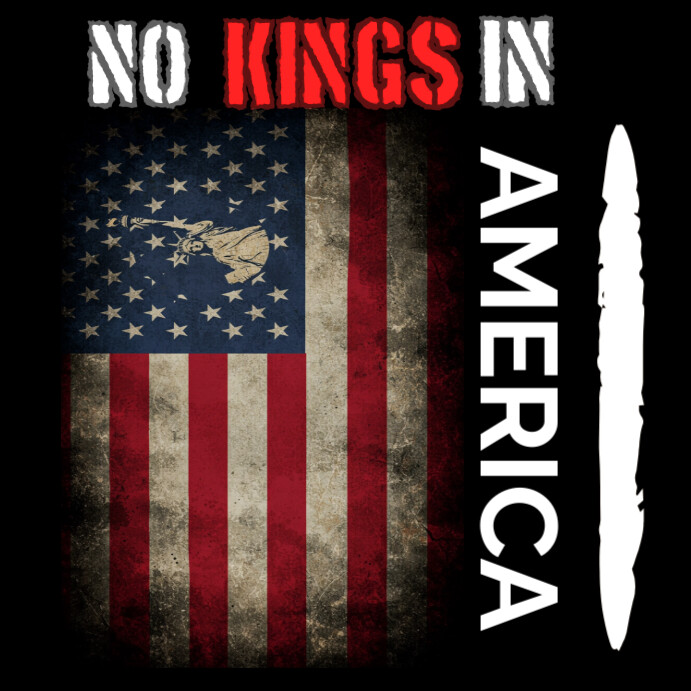 No Kings in America Template | PosterMyWall