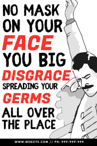 WEAR MASK POSTER Template | PosterMyWall