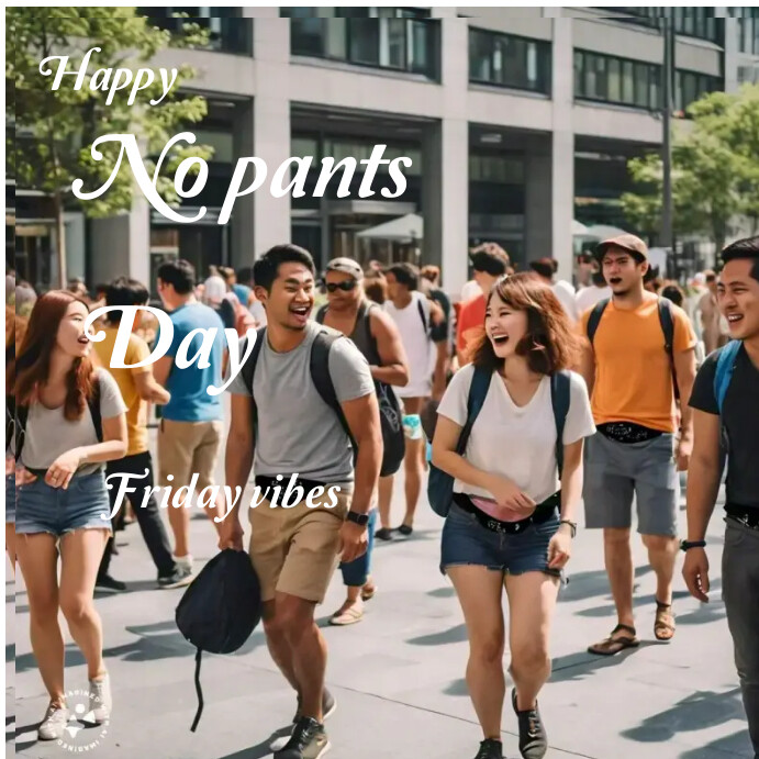 No pants day Templat | PosterMyWall