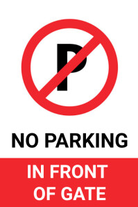 63+ Free Templates for 'No parking poster' | PosterMyWall