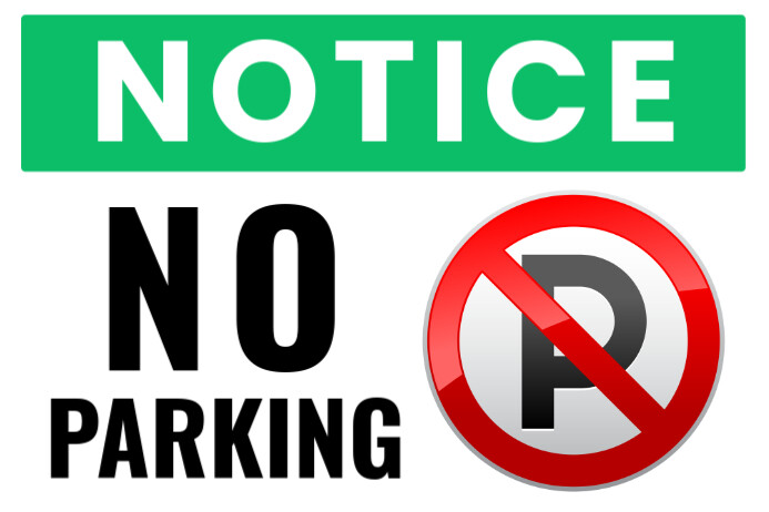 No Parking Template | PosterMyWall
