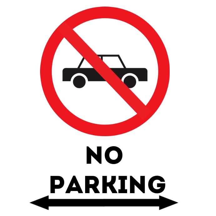 Plantilla de No Parking logo | PosterMyWall