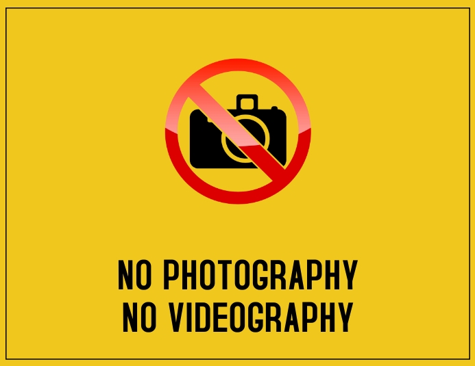 no photography flyer Template | PosterMyWall