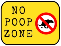 No Poop Zone Yard Sign Template | PosterMyWall