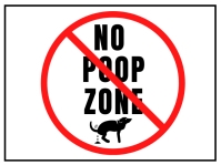 No poop zone yard sign Template | PosterMyWall