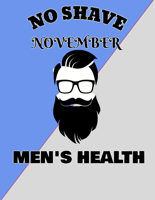 Modèle No Shave flyer | PosterMyWall