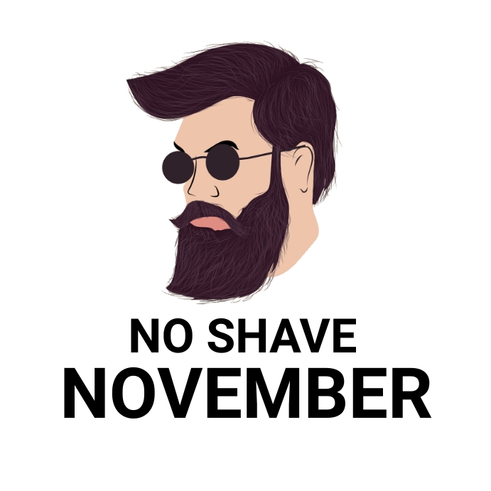 no shave november Template | PosterMyWall