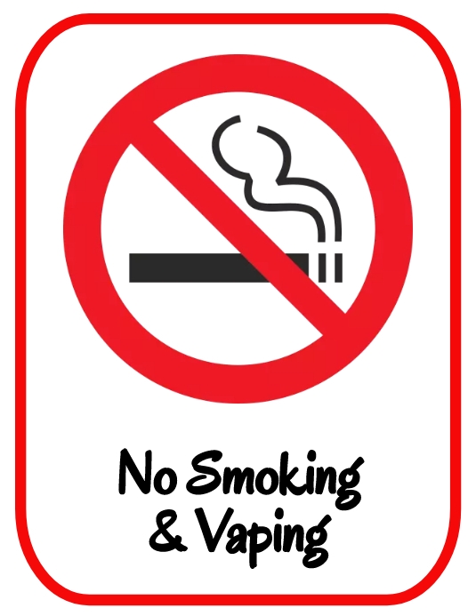 No Smoking & Vaping Sign Template | PosterMyWall