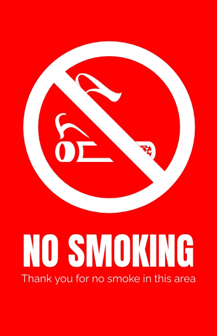 No Smoking area, no smoking flyer Template | PosterMyWall