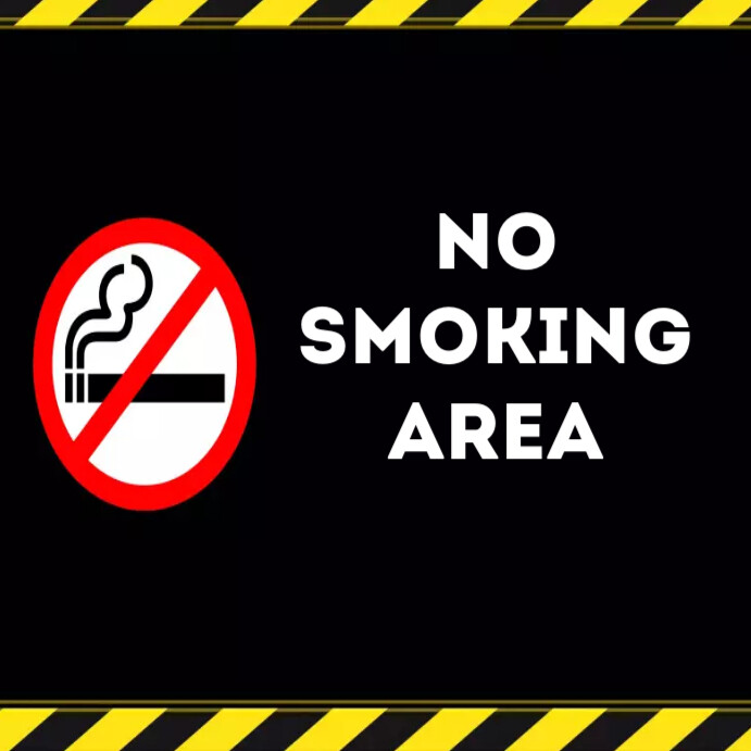 No Smoking Area Instagram Post Template | PosterMyWall