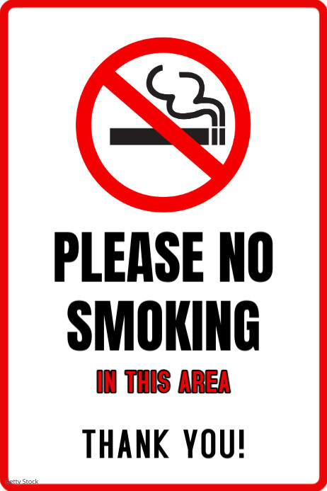 Plantilla de No Smoking Caution | PosterMyWall