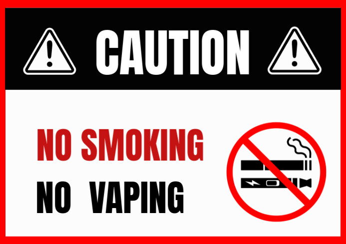 Copia de NO SMOKING CAUTION | PosterMyWall