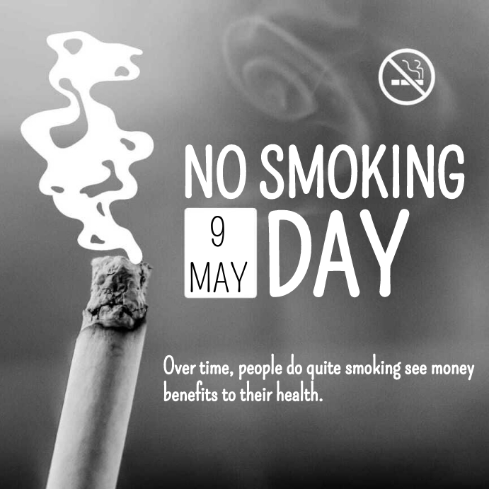 No smoking day Template | PosterMyWall