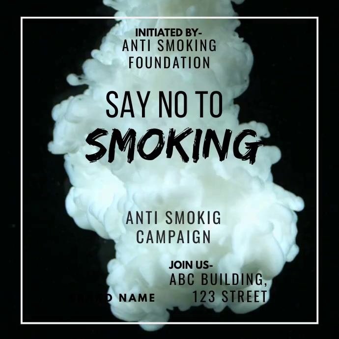 No smoking day post Template | PosterMyWall