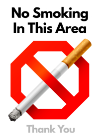 No Smoking Sign Template | PosterMyWall