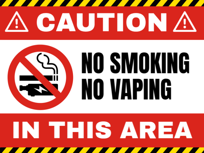 No Smoking No Vaping Template | PosterMyWall