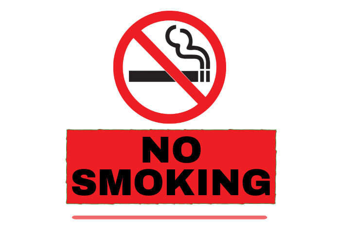 No smoking Sign Template | PosterMyWall