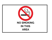 No Smoking Sign Template | PosterMyWall