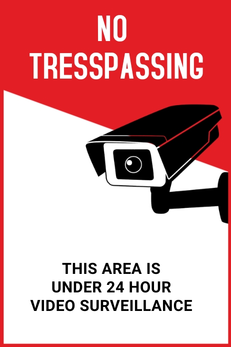 no trespassing flyer Template | PosterMyWall