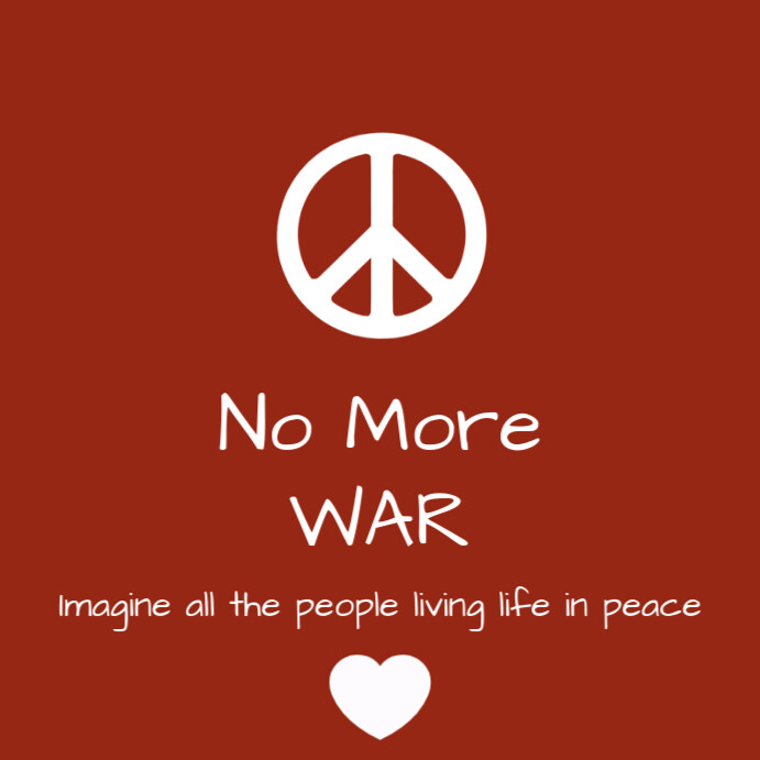 No War Template | PosterMyWall