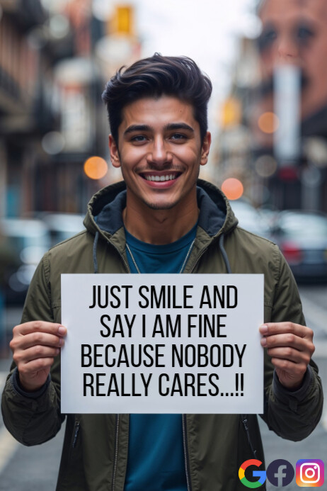 NOBODY AND CARES QUOTE TEMPLATE | PosterMyWall