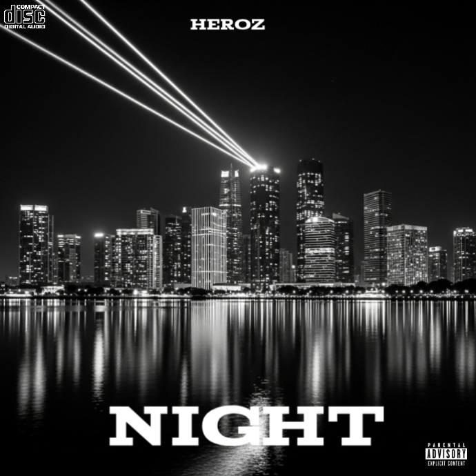 Noir Album Cover Pochette d'album Template | PosterMyWall