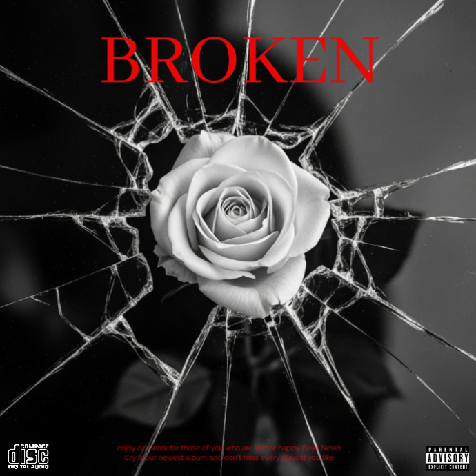 Noir Album Cover Pochette d'album Template | PosterMyWall