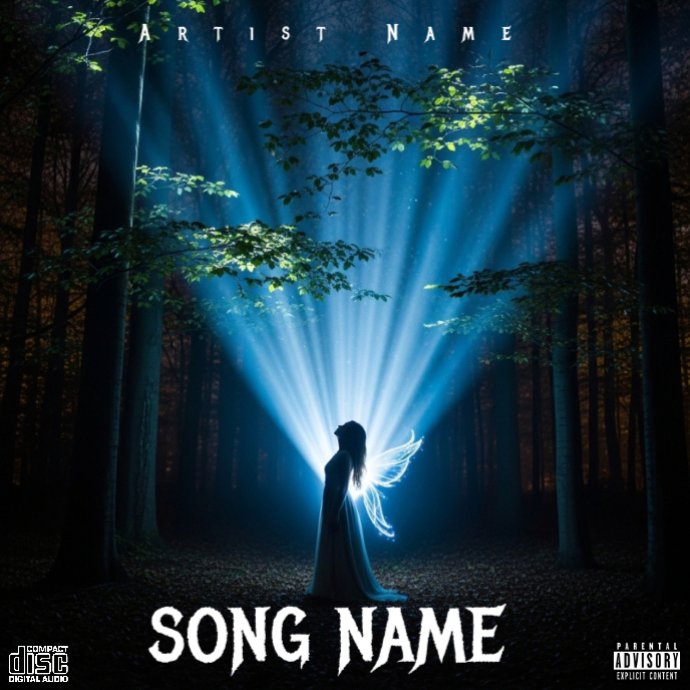 Noir Music Album Cover Pochette d'album Template | PosterMyWall