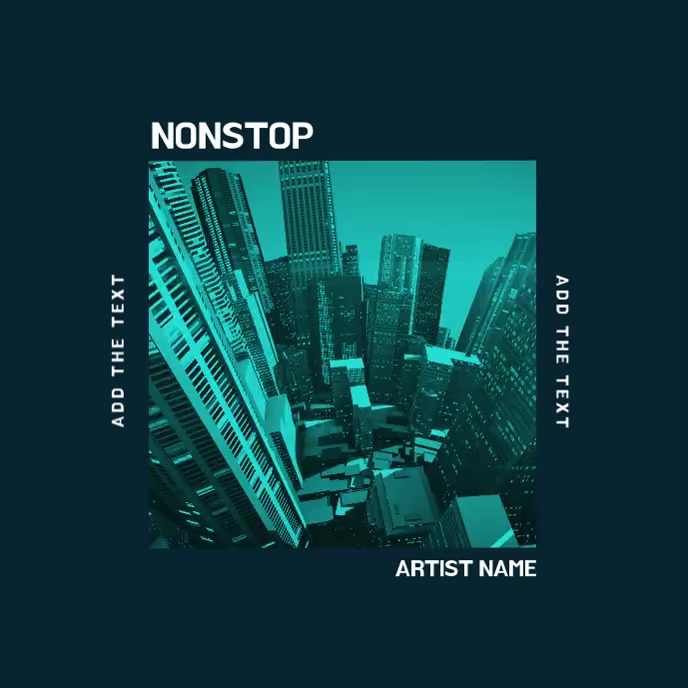 Non stop city album template | PosterMyWall