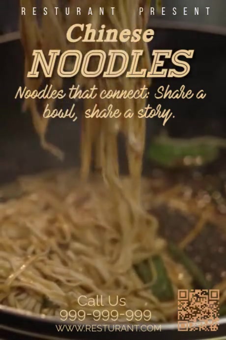 Noodles Template | PosterMyWall