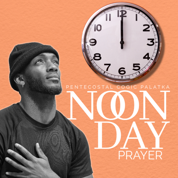 Noon Day Prayer Template | PosterMyWall