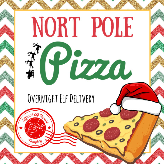 Copy of North Pole Pizza Co. Elf Delivery , North Pole Pizza Co. Elf ...