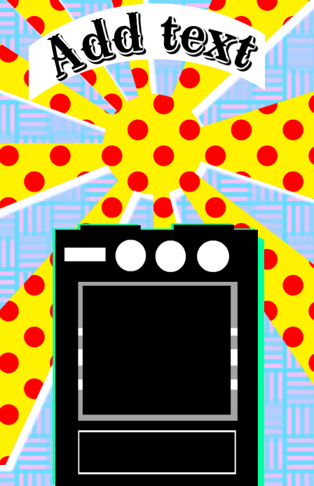 kitchen with stove template | PosterMyWall