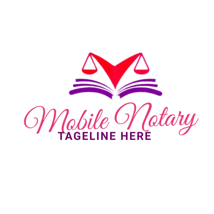 notary logo,Signature logo,stamp logo,account Template | PosterMyWall