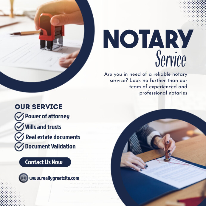 Copy of Notary Service | PosterMyWall