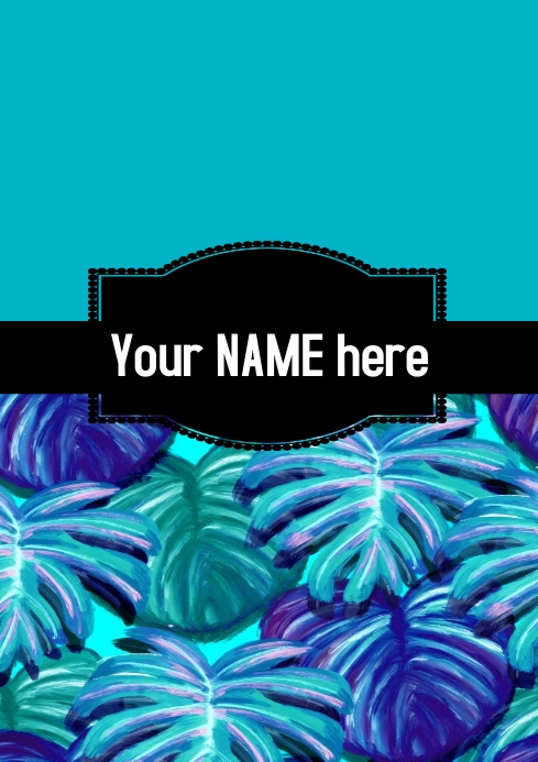 Copy of Notebook cover | PosterMyWall