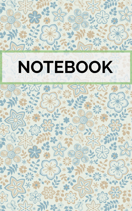 Copy of Notebook cover template | PosterMyWall