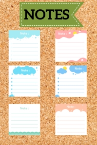 Notes template | PosterMyWall