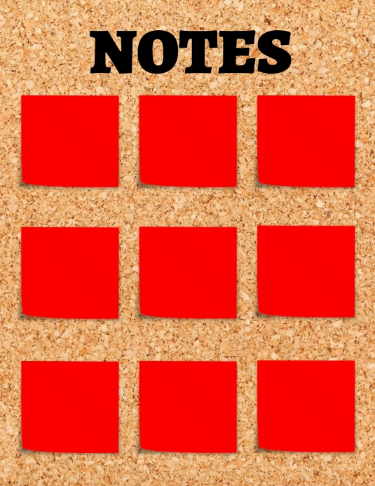 Plantilla de Notas de | PosterMyWall